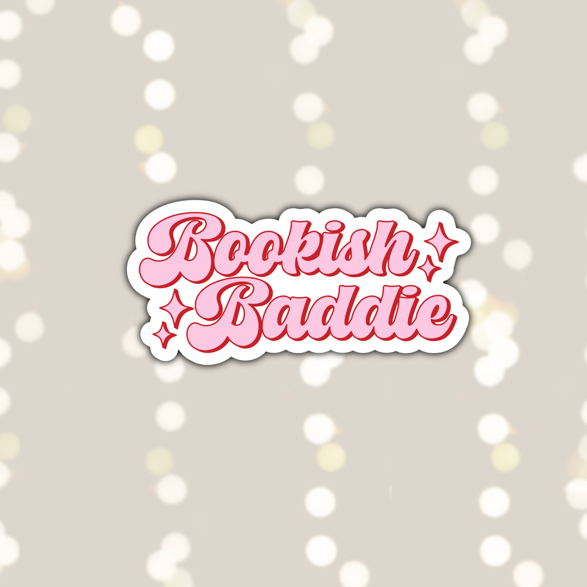 Bookish Baddie Sticker – COZYBOOKISHGAMER