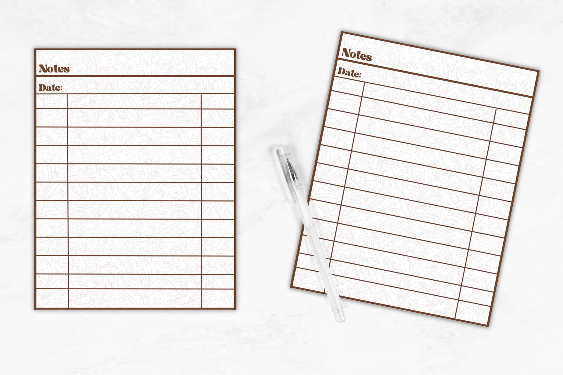 Library Card Notepad – COZYBOOKISHGAMER